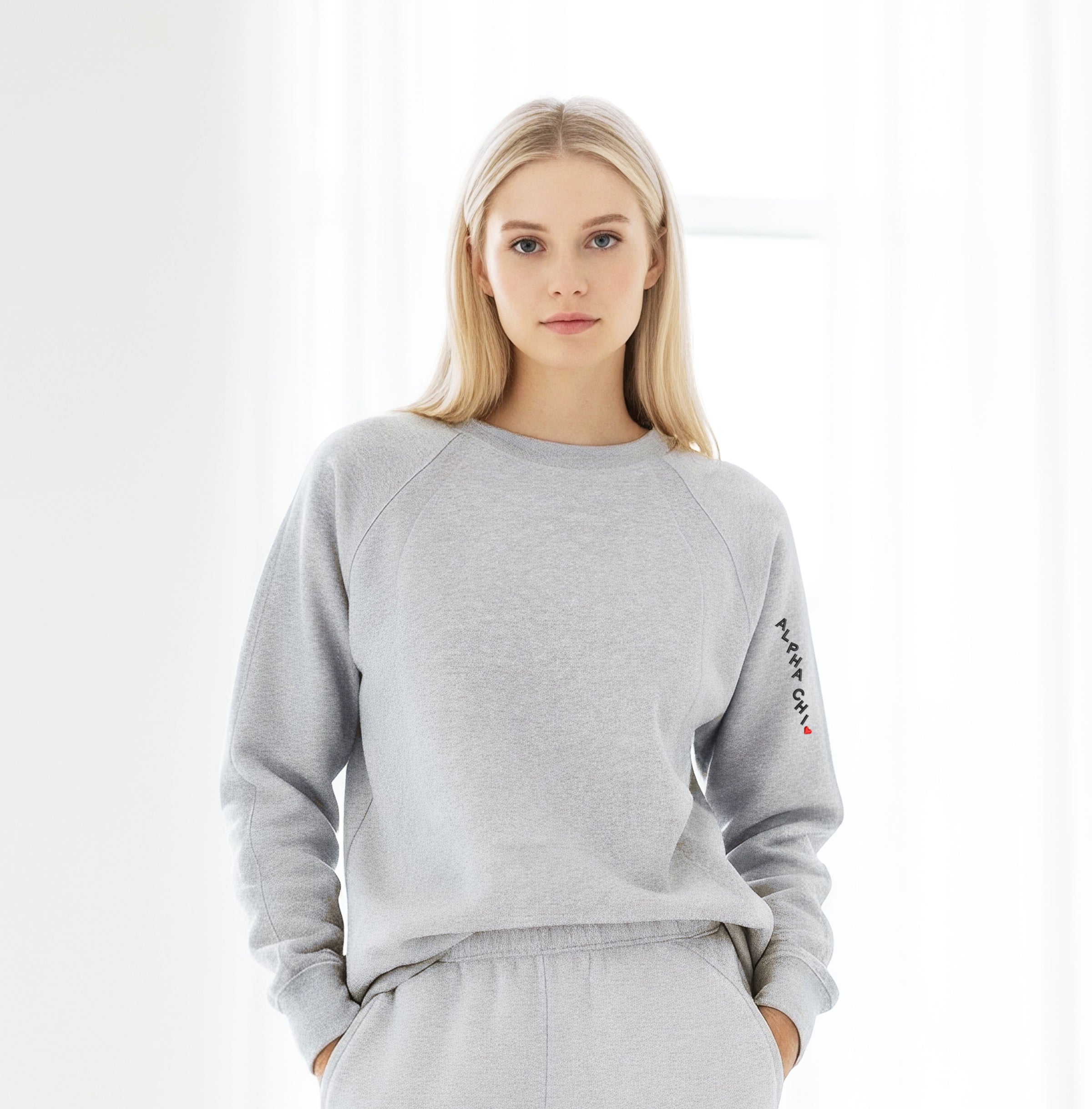 Alpha Chi Omega lululemon Scuba Oversized Long Crewneck - ALPHA CHI ...